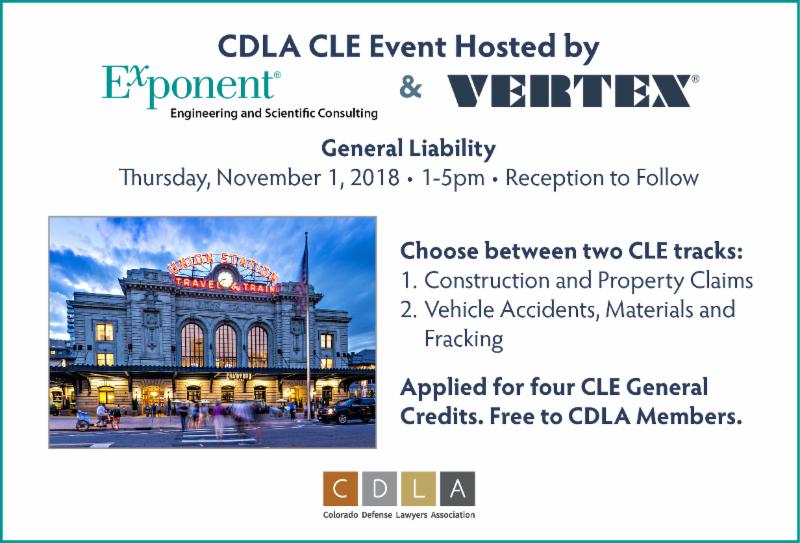 VERTEX to Co-Host CDLA CLE Event with Exponent | VERTEX