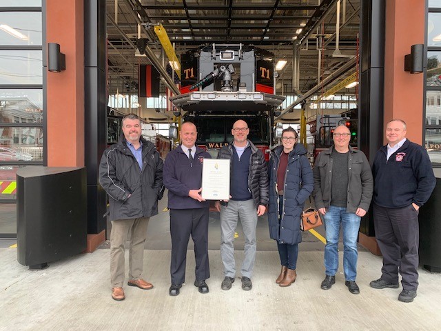 Walpole and Newton Fire Department Projects Win FIERO Award! | VERTEX