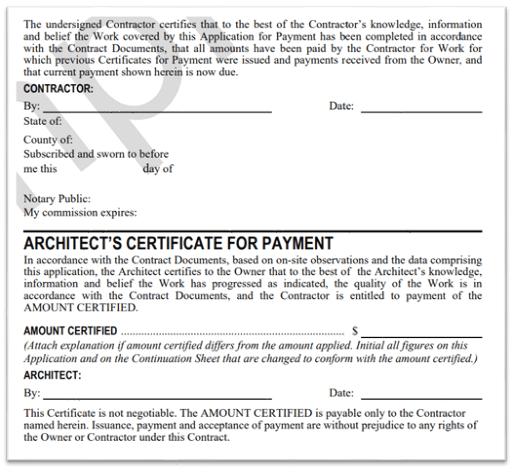 Interpreting Payment Applications for Use in Surety Claims ...
