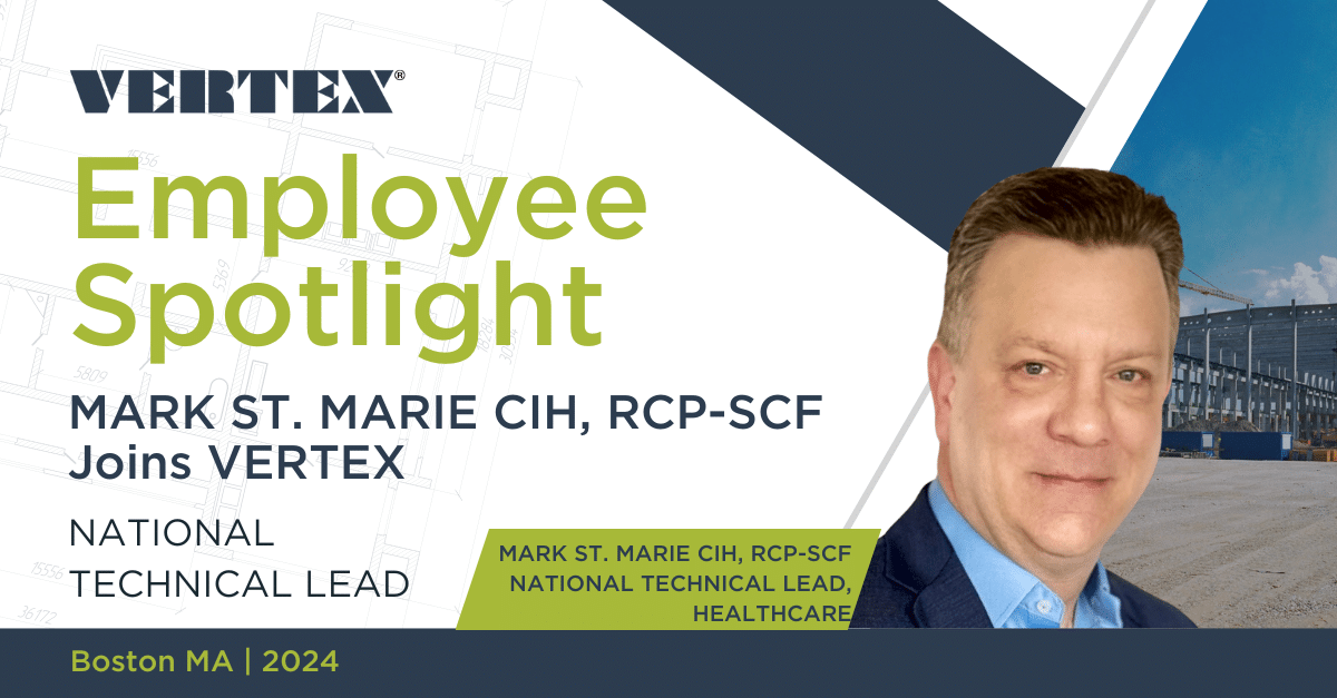 VERTEX Welcomes Mark St. Marie as National Technical Lead - Healthcare ...