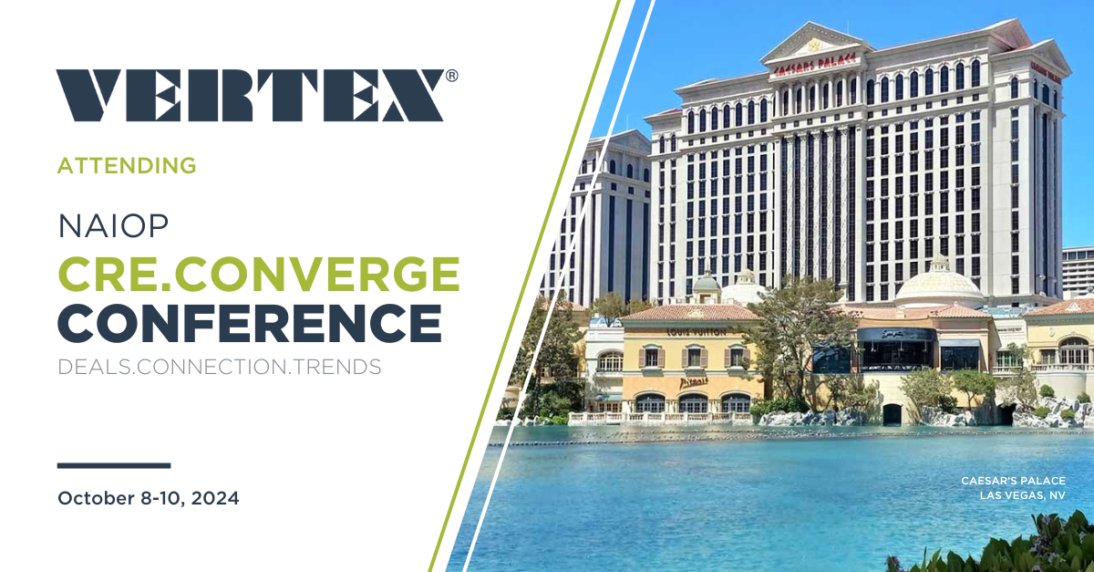 VERTEX to Attend NAIOP CRE.Converge 2024 | VERTEX