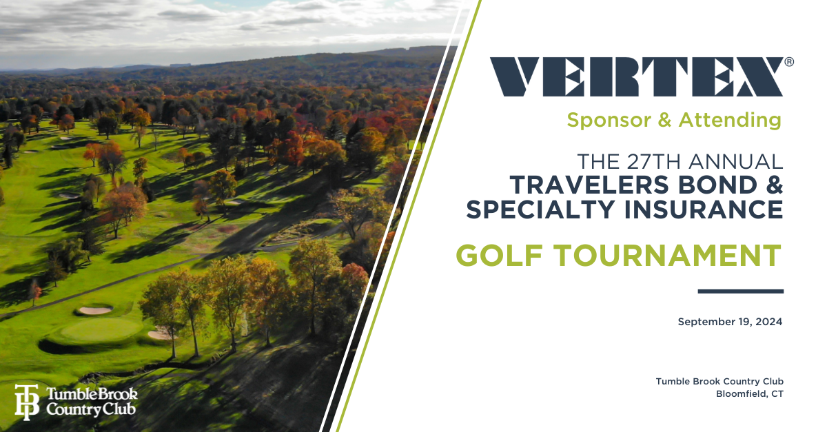 VERTEX Sponsors and Joins 27th Annual Travelers Golf Tournament for ...