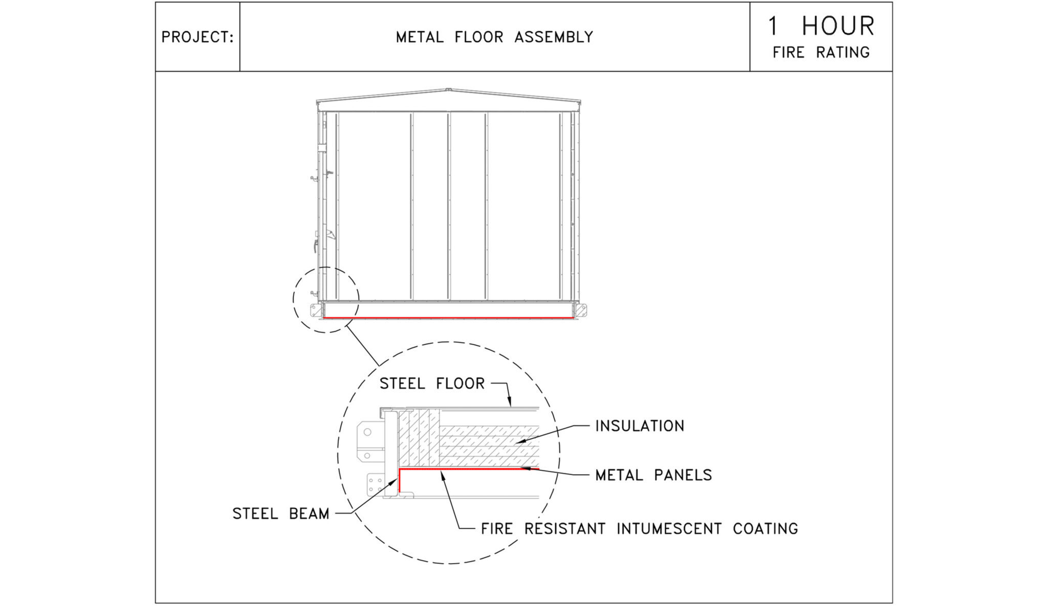 Cost-Effective 1-Hour Fire Rating for Metal Floors | VERTEX